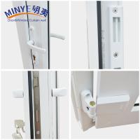 China UPVC Casement Door with Double Tempered Glass Fireproof and Environmentally Friendly for sale