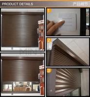 China Powder Coated Electric Opening Aluminum Rolling Shutter Garage Shutter for sale