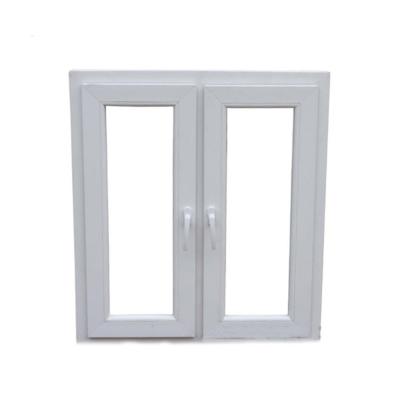 China UPVC PVC Casement Window Toilet Design Wind Resistance 3500pa Swing Open Style for sale