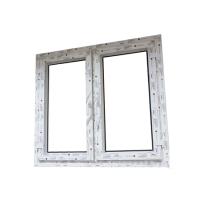 China UPVC PVC Casement Window Toilet Design Wind Resistance 3500pa Swing Open Style for sale