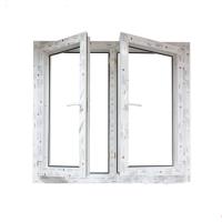 China UPVC PVC Casement Window Toilet Design Wind Resistance 3500pa Swing Open Style for sale