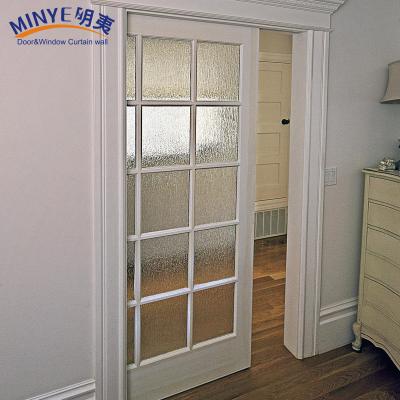 China Low-E Tempered Glass Sliding Door with Grid for Customized Sizes and Superior Sealing for sale