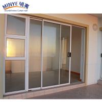 China Low-E Tempered Glass Sliding Door with Grid for Customized Sizes and Superior Sealing for sale
