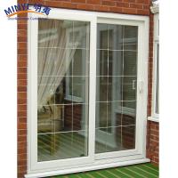 China Low-E Tempered Glass Sliding Door with Grid for Customized Sizes and Superior Sealing for sale