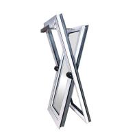 China Decorative Aluminum Alloy Tempered Glass Tilt and Turn Window 5mm 12A for sale