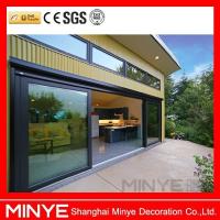 China Modern Front Door Designs with Big Glass Sliding Door Double Triple Four Tracks 6063-T5 Aluminum for sale