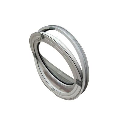 China Modern Design Aluminum Center Pivot Open Circle Shaped Round Window for sale