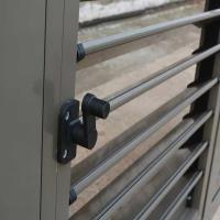China Louver Handle Cranking Shutter with Aluminum Alloy Frame and Customized Colors for sale