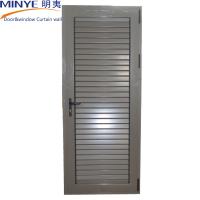 China Improved Ventilation Aluminum Alloy Flush Door Shutter with Manual or Electric Adjust for sale