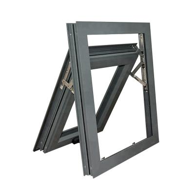 China 45 Degree Joint Awning Window 1.4mm Aluminum Frame Powder Coating for sale