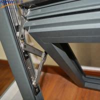 China 45 Degree Joint Awning Window 1.4mm Aluminum Frame Powder Coating for sale
