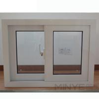 China Plastic Frame UPVC Sliding Windows with Double Glazing and Horizontal Opening for sale