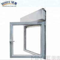 China Commercial Grade Manual Rolling Shutter Window with 3.0mm Thick Aluminum Profile for sale