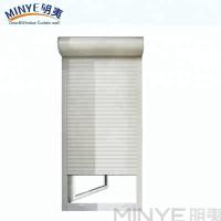 China Commercial Grade Manual Rolling Shutter Window with 3.0mm Thick Aluminum Profile for sale