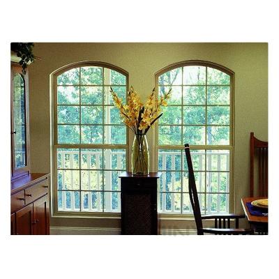 China 1.4mm Profile Thickness Arch Top Design Bathroom Vertical Sliding Aluminum Window OEM for sale