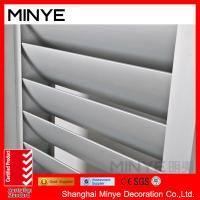 China Horizontal Opening Pattern Aluminum Frame Round Design Shutters for Circle Duct Louvers for sale