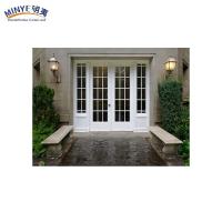 China PVC UPVC Double Glass Entry Door Natural Wood Color 5mm12A5mm Tempered Glazing for sale