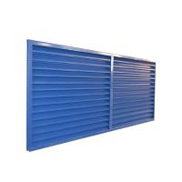 China 6063-T5 Aluminum Frame Fixed Plantation Shutter UV Block Louvers for Beauty Safety for sale