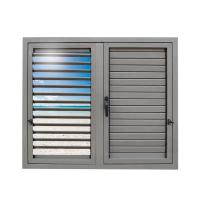 China 6063-T5 Aluminum Frame Fixed Plantation Shutter UV Block Louvers for Beauty Safety for sale