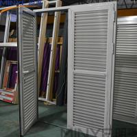 China Anti-Wind Fixed Aluminum Alloy Louver Shutter with CE 6063-T5 Profile and German Hardware for sale