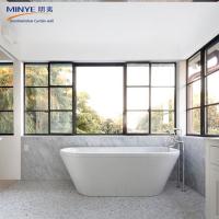 China Villa Interior Sliding Glass Windows with Big Aluminum Panel and Horizontal Opening for sale