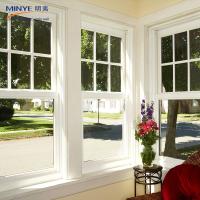 China White Aluminum Glass Casement Windows Spanish Style Swing Open 1200mm x 1500mm for sale