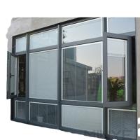 China EPDM Rubber Strip Aluminum Frame Casement Window 1200mm x 1500mm Modern Design for sale