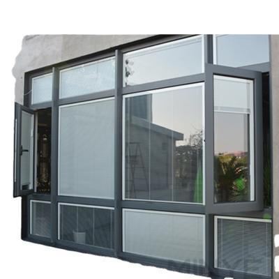 China EPDM Rubber Strip Aluminum Frame Casement Window 1200mm x 1500mm Modern Design for sale