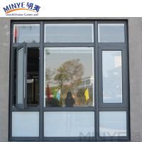 China EPDM Rubber Strip Aluminum Frame Casement Window 1200mm x 1500mm Modern Design for sale