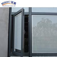 China EPDM Rubber Strip Aluminum Frame Casement Window 1200mm x 1500mm Modern Design for sale