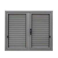 China Aluminum Alloy Exterior Plantation Shutters 6063-T5 Thermal Break with Double Tempered Glass 5mm+12A+5mm for sale