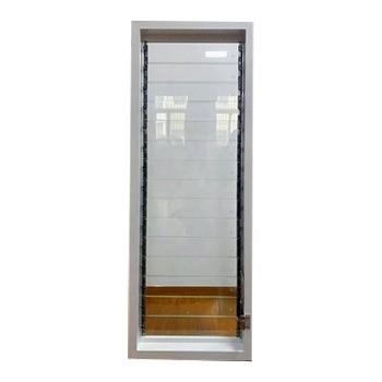 China Customized Profile Color Louver Design Aluminum Glass Shutter with Rotogear Operator for sale