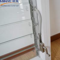 China Customized Profile Color Louver Design Aluminum Glass Shutter with Rotogear Operator for sale