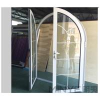 China Double Glass Arched Casement French Doors Heat Insulation 5mm+12A+5mm Tempered for sale