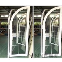 China Double Glass Arched Casement French Doors Heat Insulation 5mm+12A+5mm Tempered for sale