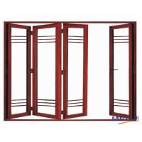 China Bi-Folding Sliding Door Soundproof Partition Wall 6063-T5 Aluminum Accordion Door for sale