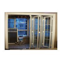 China Bi-Folding Sliding Door Soundproof Partition Wall 6063-T5 Aluminum Accordion Door for sale