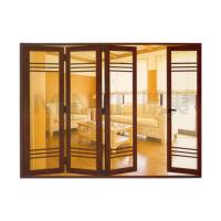 China Bi-Folding Sliding Door Soundproof Partition Wall 6063-T5 Aluminum Accordion Door for sale