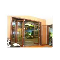 China Bi-Folding Sliding Door Soundproof Partition Wall 6063-T5 Aluminum Accordion Door for sale