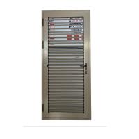 China CE Aluminum Profile Commercial Louver Door Finished Surface Aluminum Slats 6063-T5 for sale