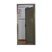 China CE Aluminum Profile Commercial Louver Door Finished Surface Aluminum Slats 6063-T5 for sale
