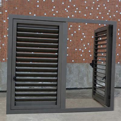 China Hospital Sound Insulation Horizontal Aluminum Alloy Movable Louver Shutter RW 30 dB Custom Color for sale