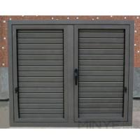 China Hospital Sound Insulation Horizontal Aluminum Alloy Movable Louver Shutter RW 30 dB Custom Color for sale