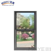 China Double Glazed Double Tempered Glass Vertical Sliding Windows for Single Hung Windows for sale