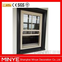 China Double Glazed Double Tempered Glass Vertical Sliding Windows for Single Hung Windows for sale