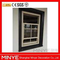 China Double Glazed Double Tempered Glass Vertical Sliding Windows for Single Hung Windows for sale