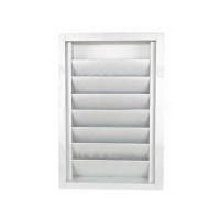 China Horizontal Opening Pattern France PVC Shutters Louver Plantation Modern Design 6063-T5 for sale