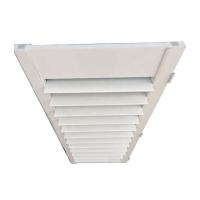 China Horizontal Opening Pattern France PVC Shutters Louver Plantation Modern Design 6063-T5 for sale
