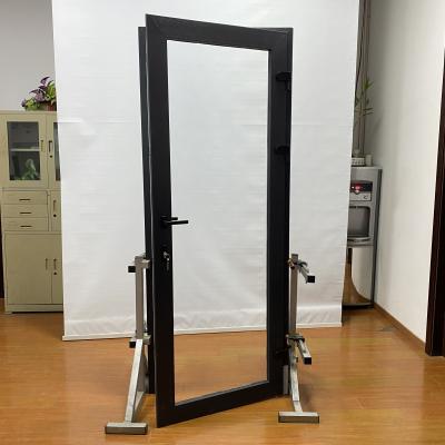 China PVC French Casement Door with Double Tempered Glass 5 Year Warranty Custom Size for sale