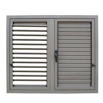 China Customized Aluminum Plantation Shutters Louvers Window Profile Handles 6063-T5 Sound Insulation for sale